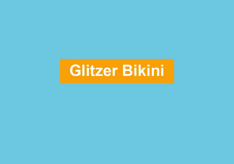 Glitzer Bikini - strandstyle.de